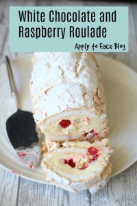 White Chocolate and Raspberry Roulade - Apply to Face Blog