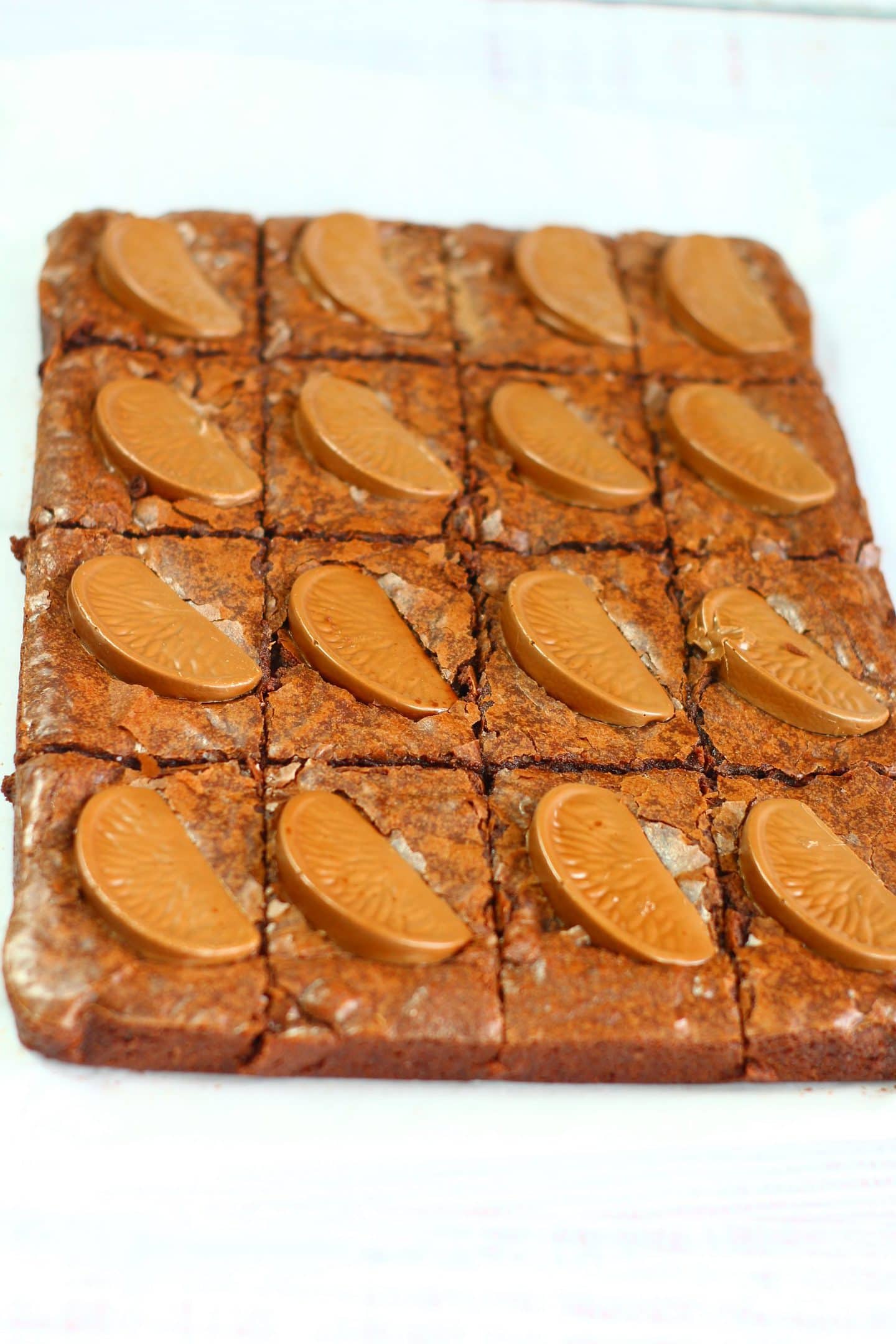 Easy Chocolate Orange Brownies - Apply to Face Blog.