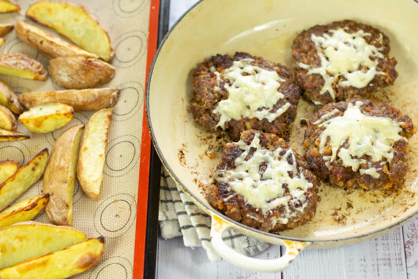 Easy Cheeseburger And Wedges - Apply to Face Blog