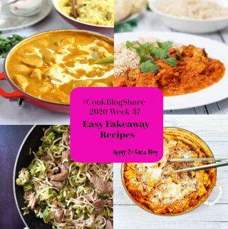 Easy Fakeaway Recipes and #CookBlogShareWeek 37 - Apply to Face Blog