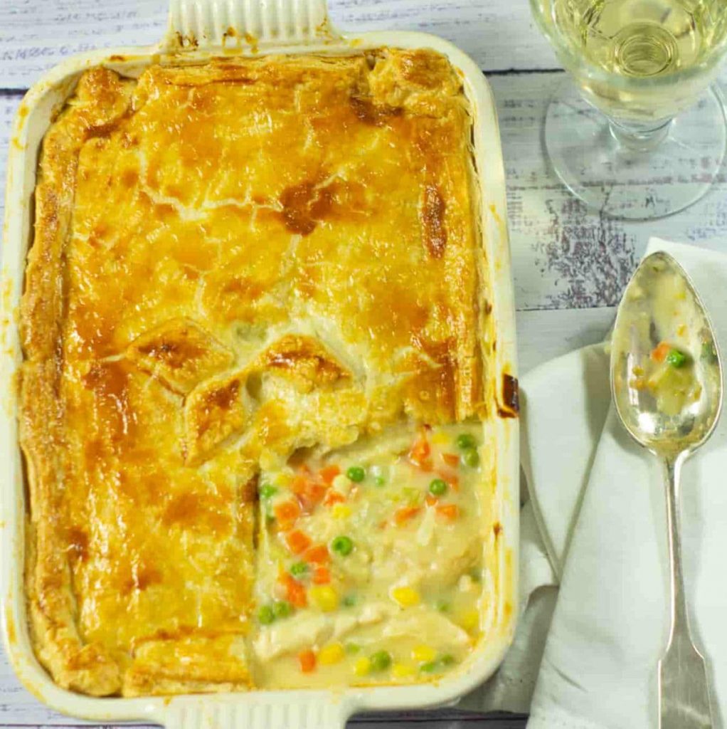 Easy Chicken and Vegetable Pie - Apply to Face Blog