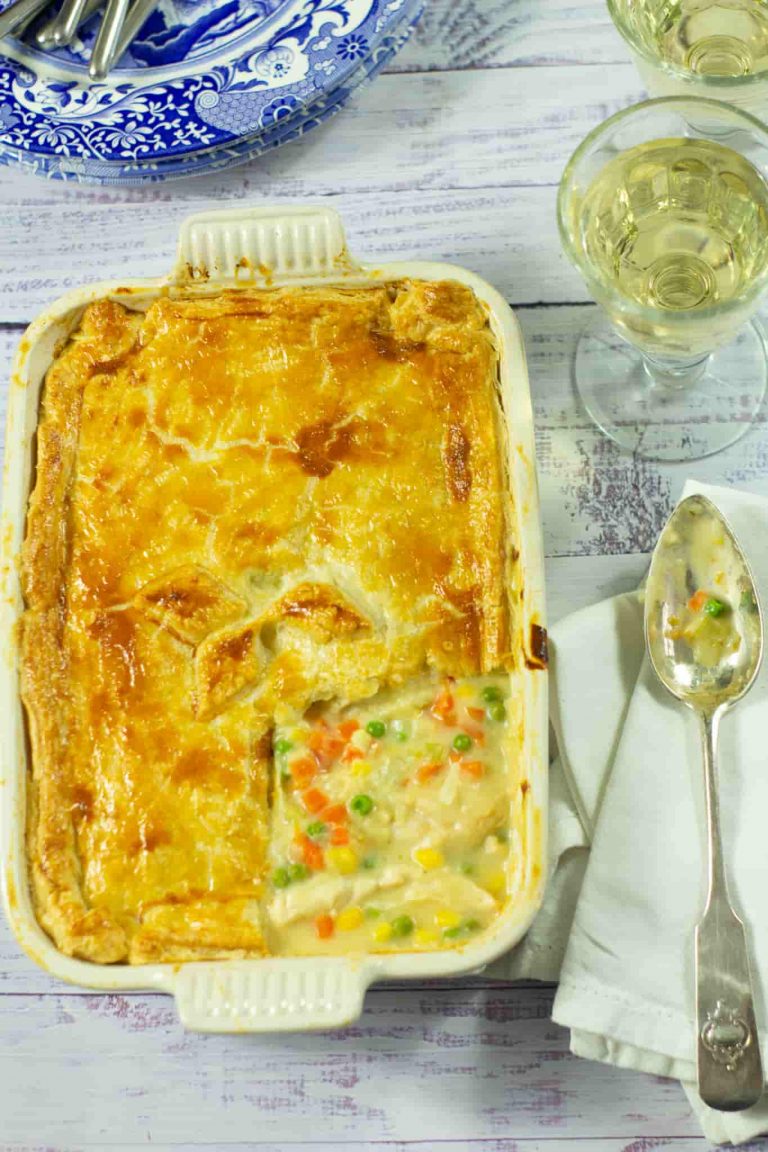 Easy Chicken and Vegetable Pie - Apply to Face Blog