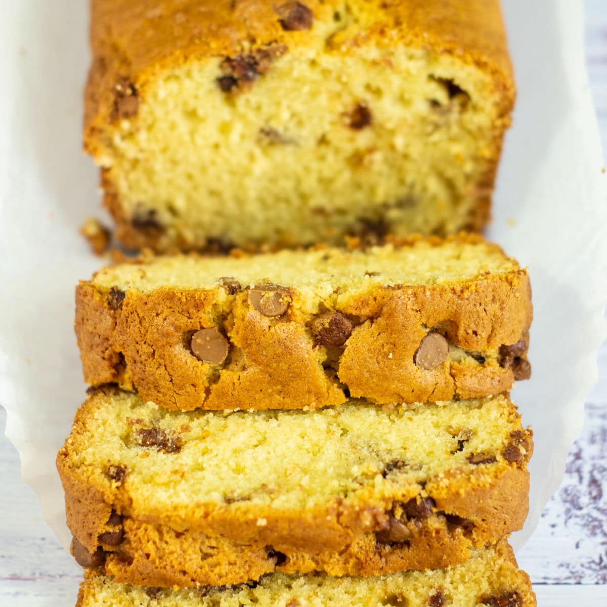 Easy Chocolate Chip Loaf Cake - Apply to Face Blog