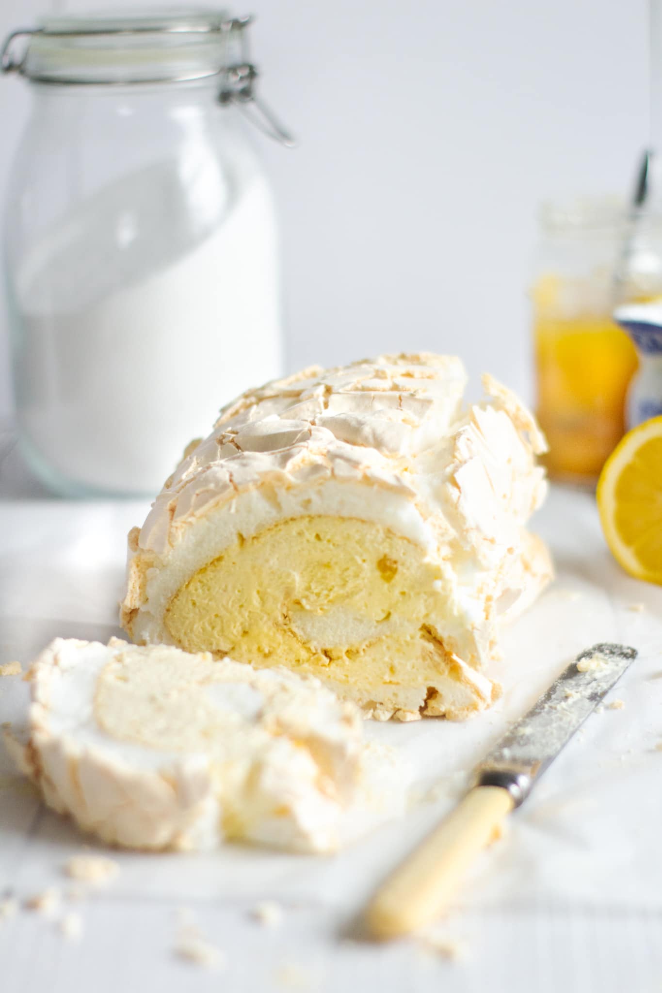 Easy Lemon Meringue Roulade - Apply to Face Blog