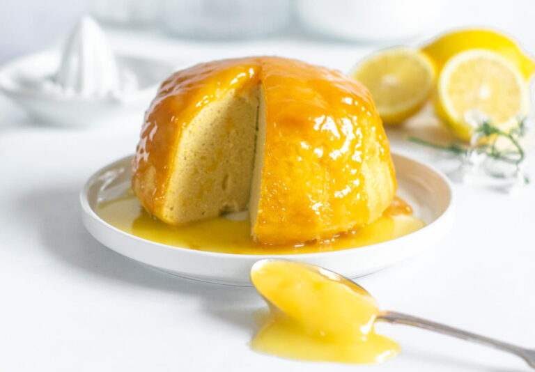 Steamed Lemon Sponge Pudding - Apply to Face Blog