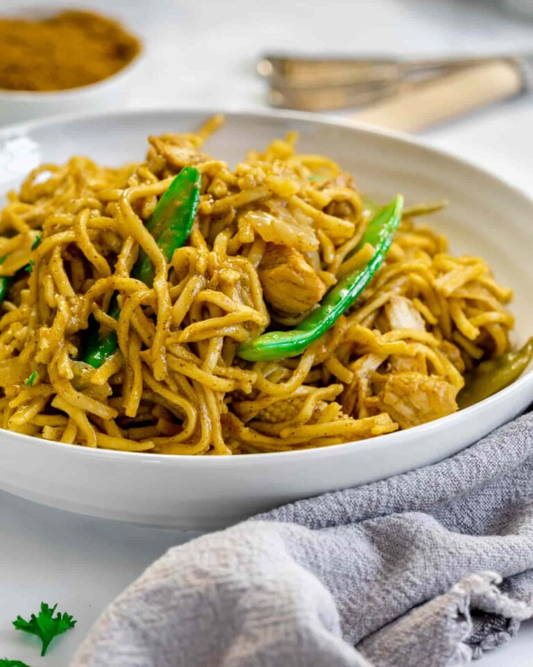Slow Cooker Chinese Chicken Curry with Noodles - Apply to Face Blog