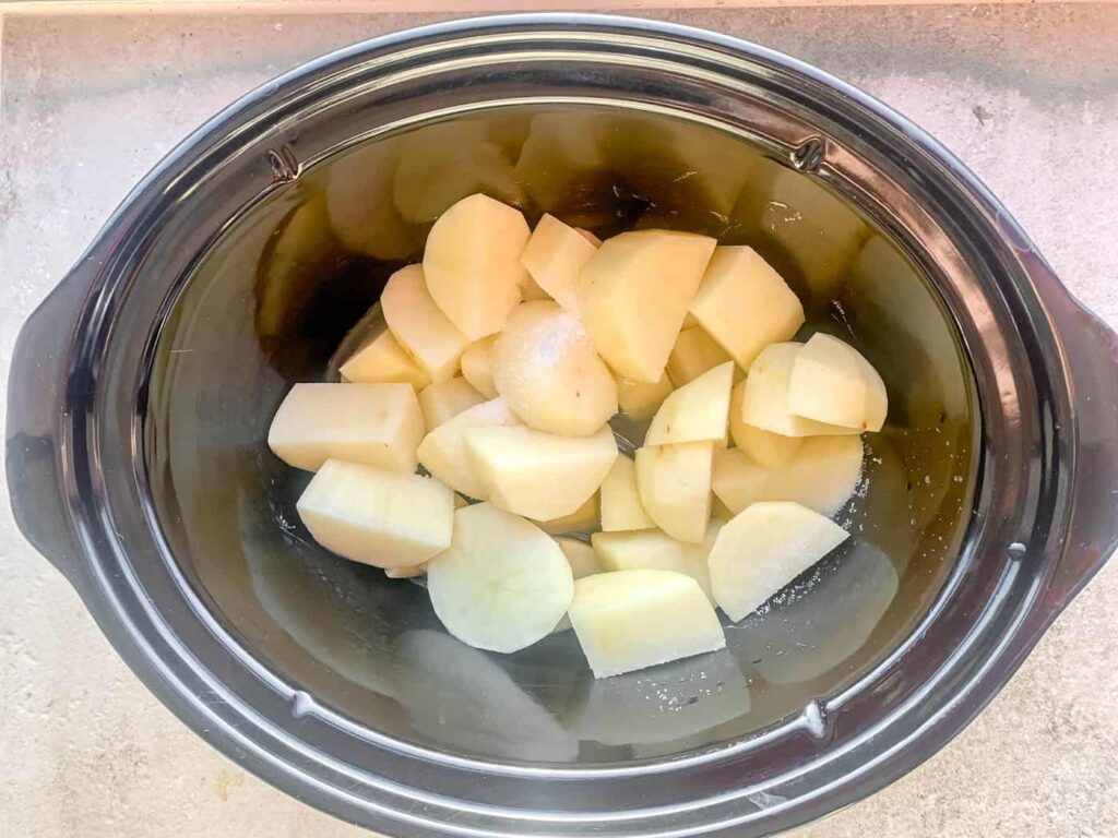 Easy Slow Cooker Mashed Potatoes - Apply to Face Blog