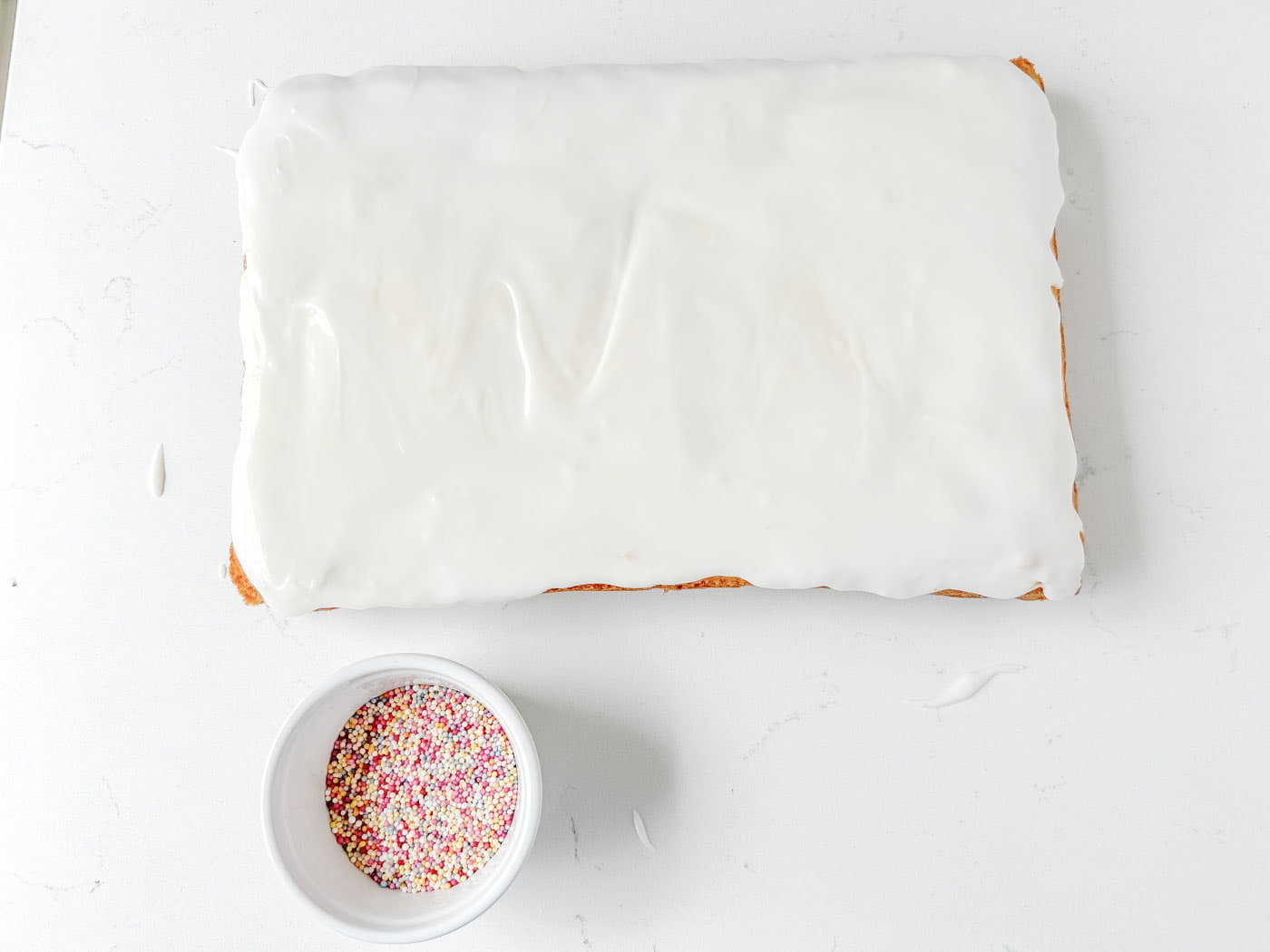 Easy Old School Sprinkle Cake - Apply to Face Blog